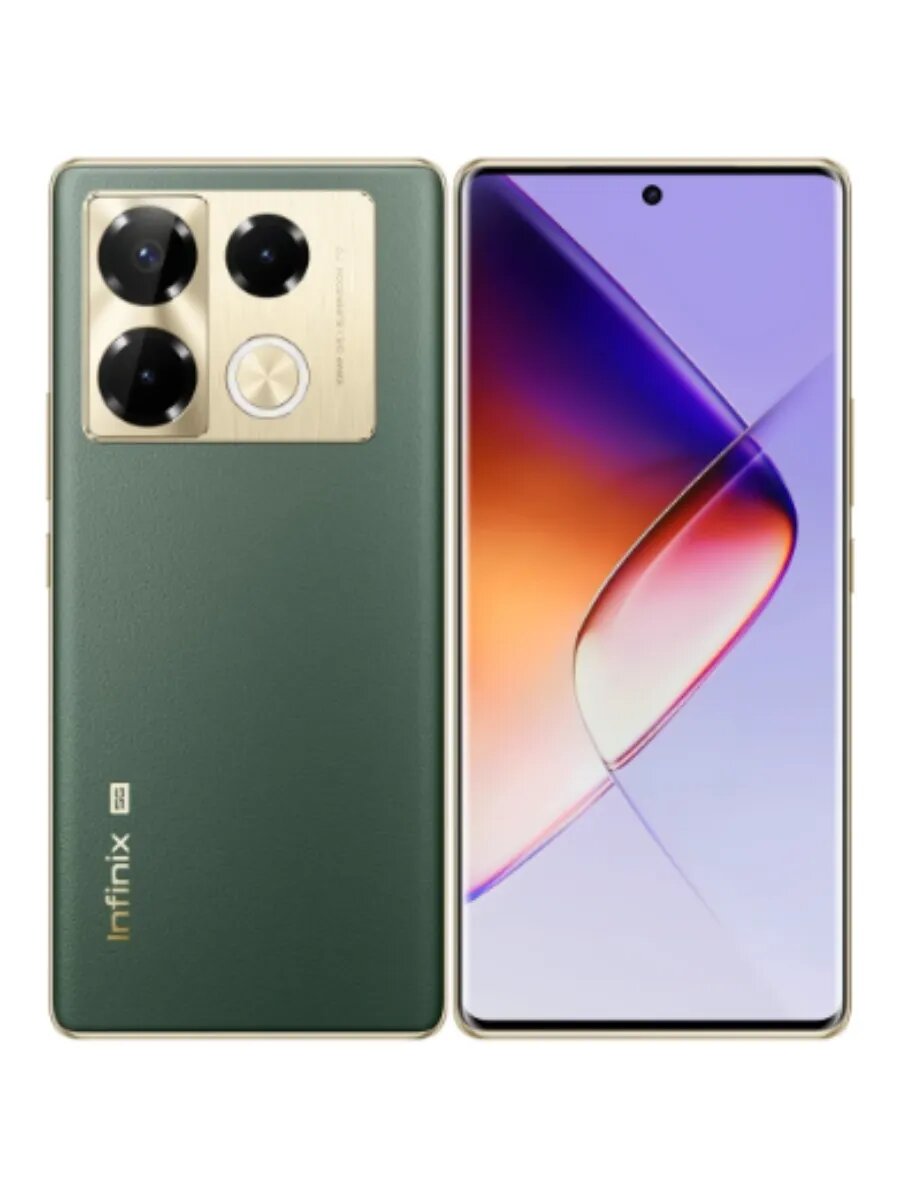 6.78" Смартфон Note 40 Pro+ 12 5G 12+256 ГБ зеленый РСТ