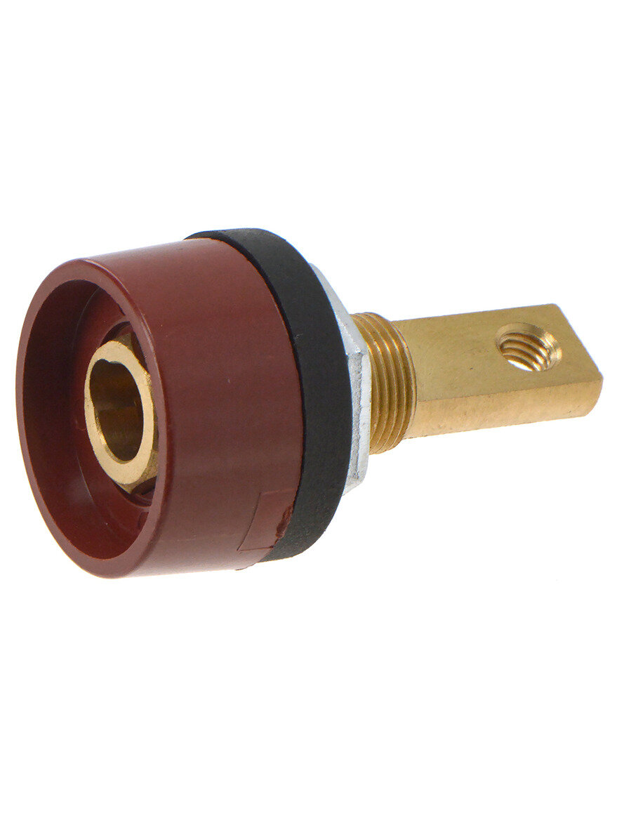 Блочный разъем красный для сварочного аппарата KOLNER KIWM 180i