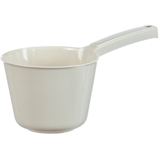 Ковш с длинной ручкой Idea 1л М 1215 белый ротанг