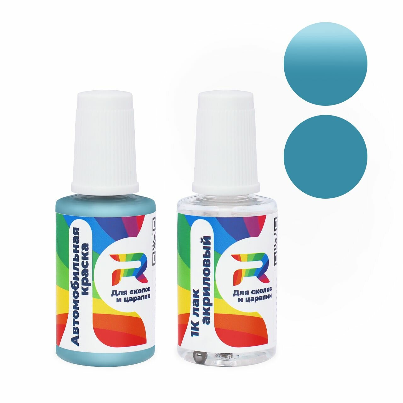 Подкраска для сколов и царапин авто VAZ 427 - Серо-голубой (Базовая краска, Солид, Синий)