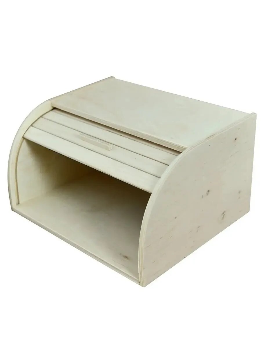 Элегантная деревянная хлебница для дома