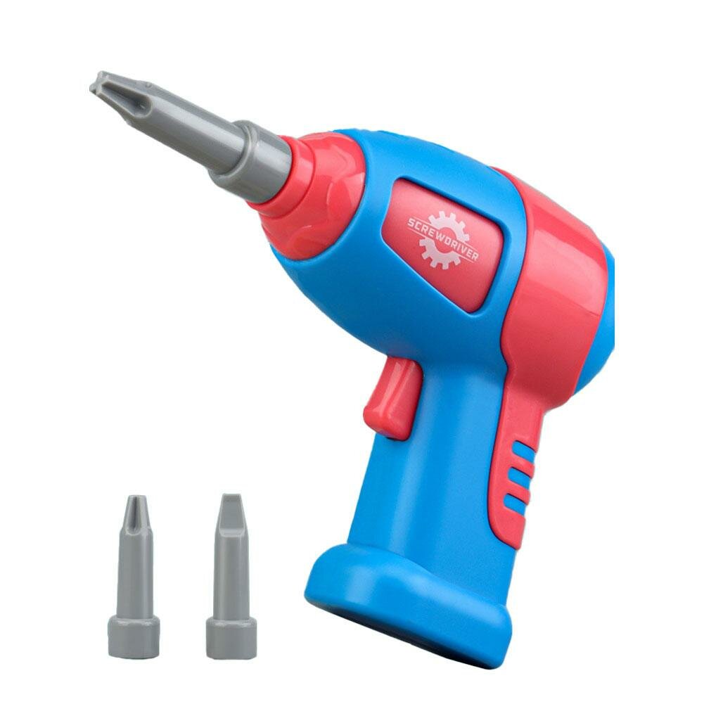 Шуруповерт игрушечный и конструктор блочный конструктор с шу