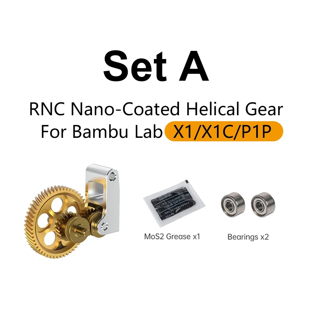 Шестерня экструдера RNC для Bambu Lab X1/X1C/P1P