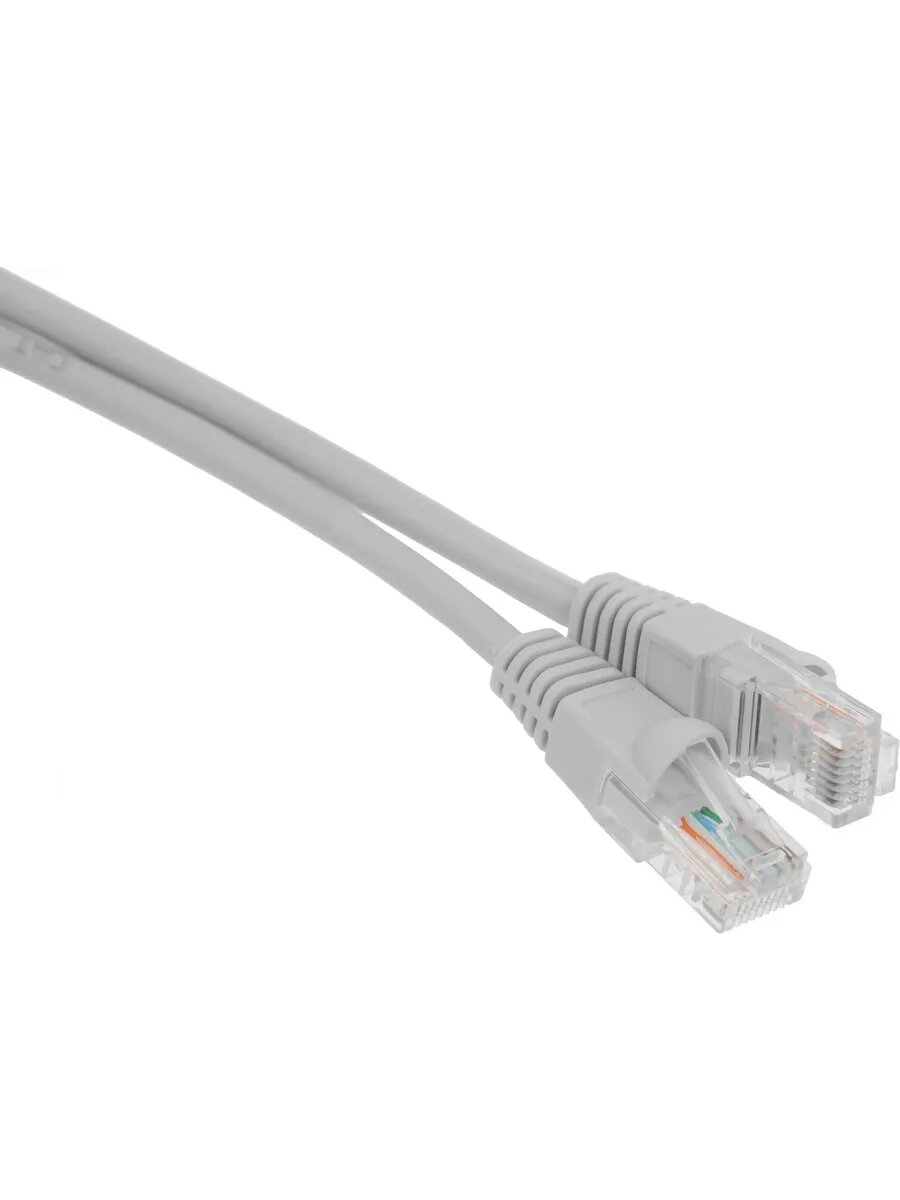 Патч-корд UTP-5E-1M-G-LSZH UTP cat.5E 1м серый RJ-45