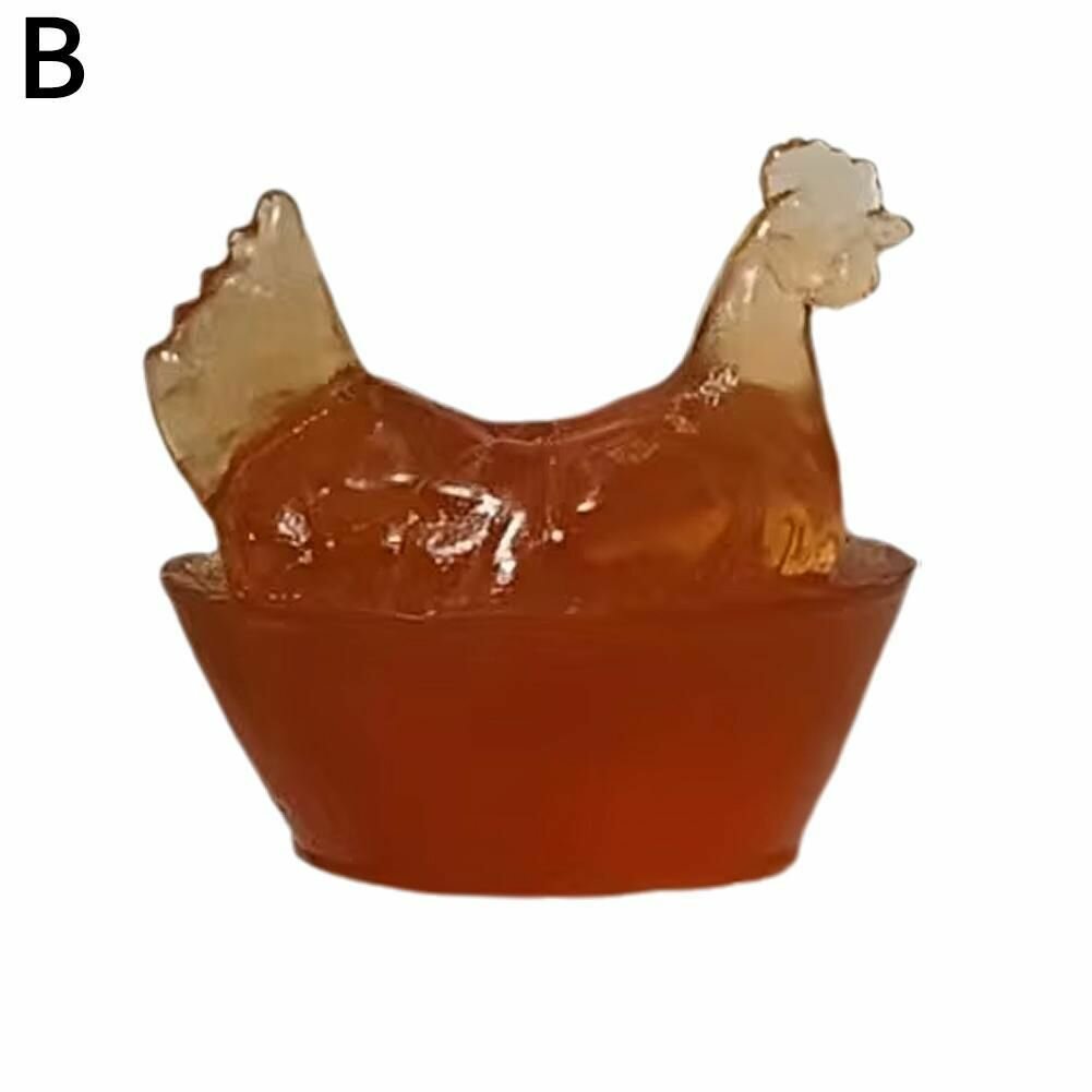 Винтажная стеклянная курица в гнезде, декор в стиле фермерского дома, сольница с крышкой