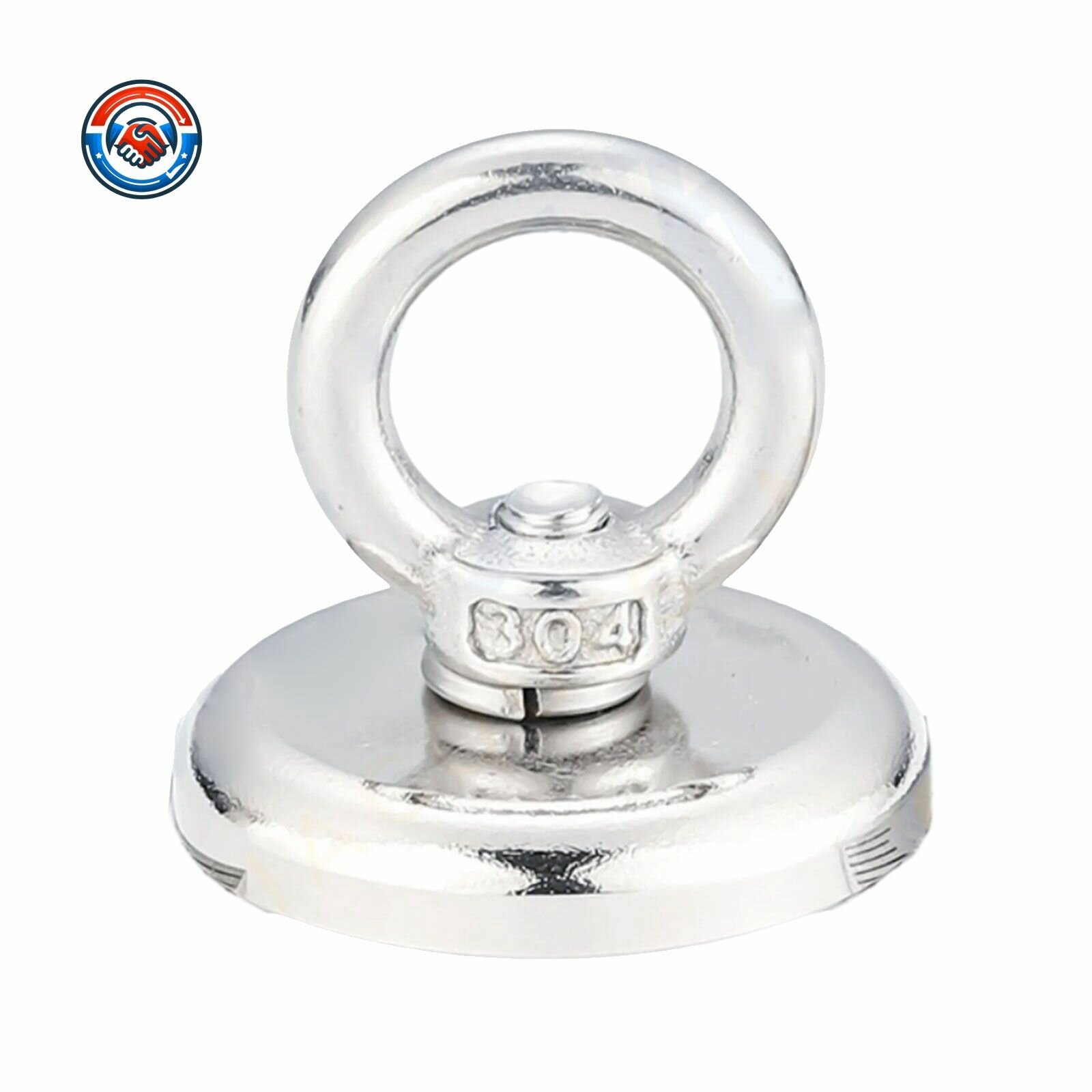 Мощный магнит для магнитной рыбалки и поиска металла, неодимовый круглый магнит с контргайкой, размеры D16-D42 мм, для спасателей и охотников за сокровищами, водонепроницаемый и портативный