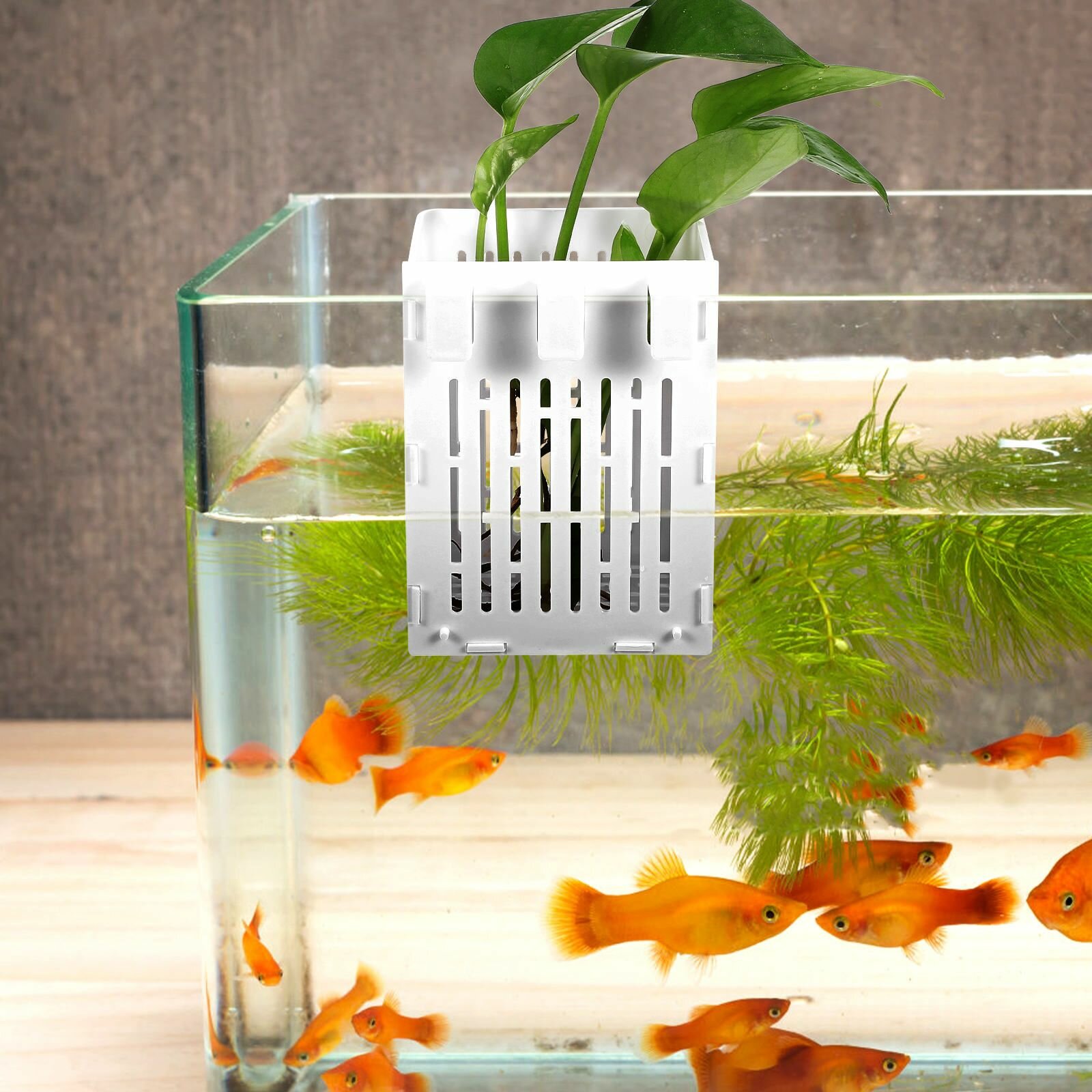 2 шт. корзина для растений, аквариумные декорации, большие аксессуары для аквариума, водный горшок, подставка для живых растений