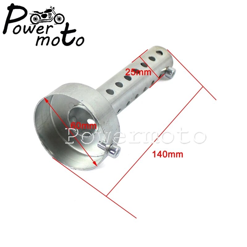 35/42/45/48/60 мм мотоциклетный регулируемый глушитель шумоподавитель съемный глушитель вставка перегородка DB Killer черный/серебристый, Белый