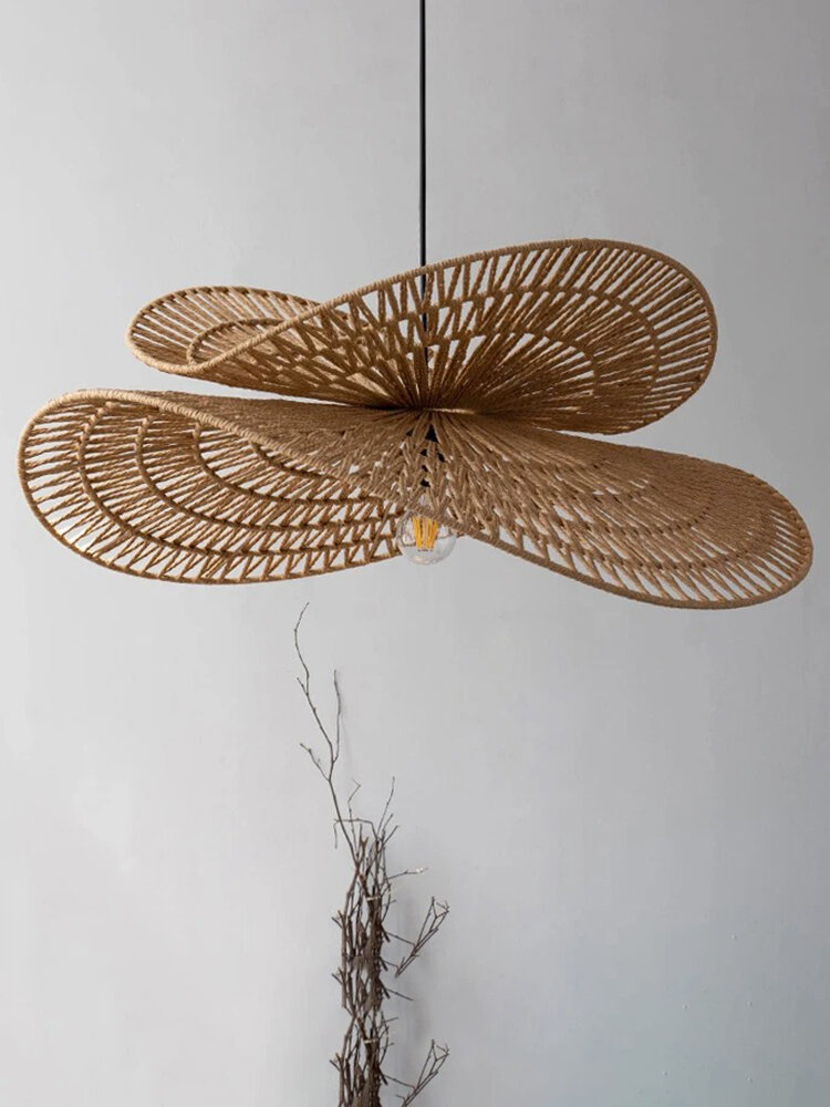 Люстра из бумажной веревки