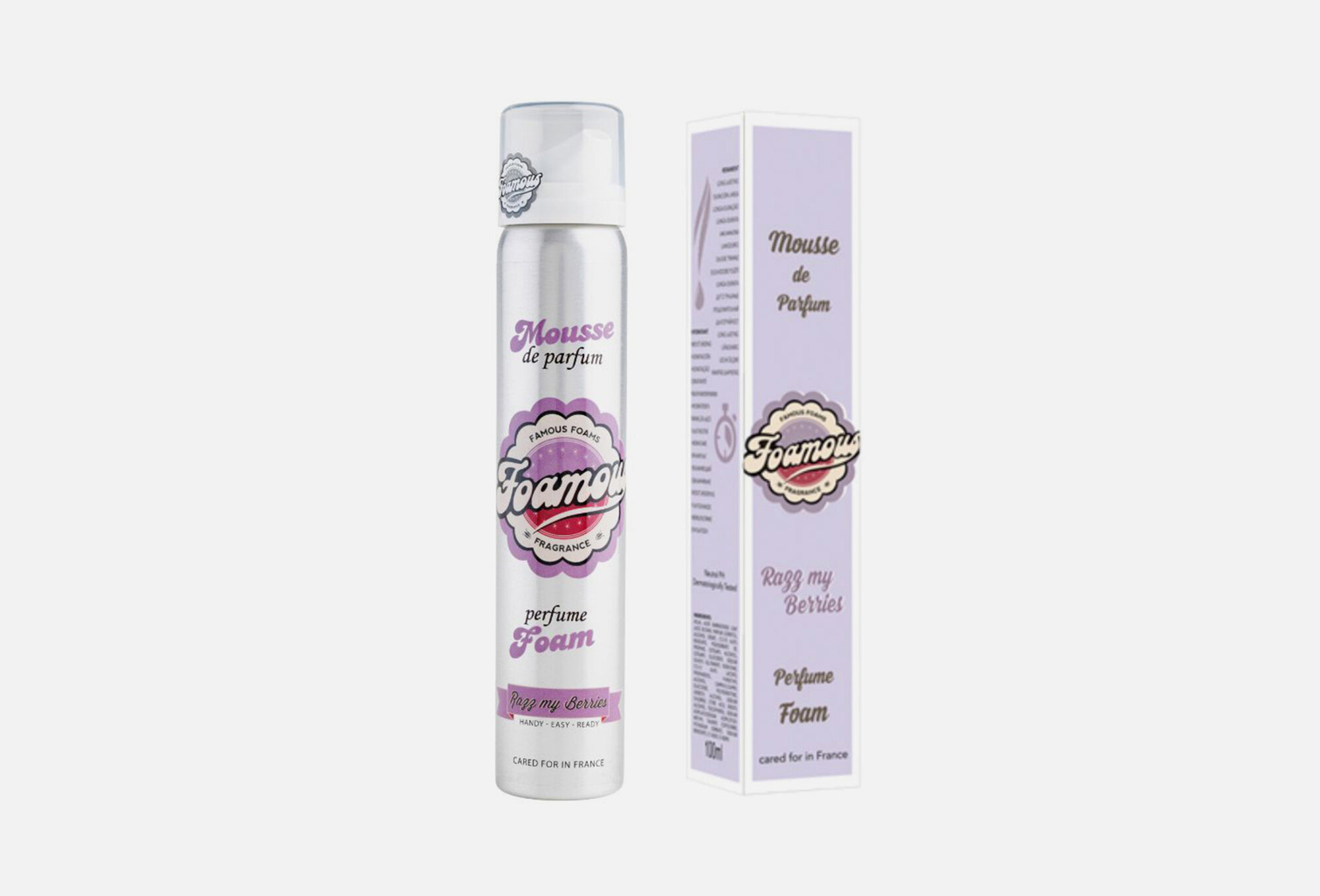 Парфюмированный мусс для тела и волос FOAMOUS Razz my Berries 100 мл