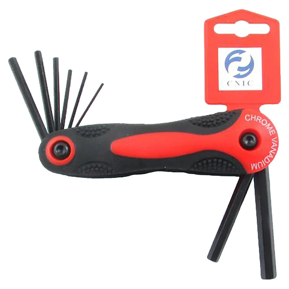 CNIC Набор ключей Шестигранных дюймовых из 8шт 1/16-5/16 в пласт. корпусе CrV 2253 48767