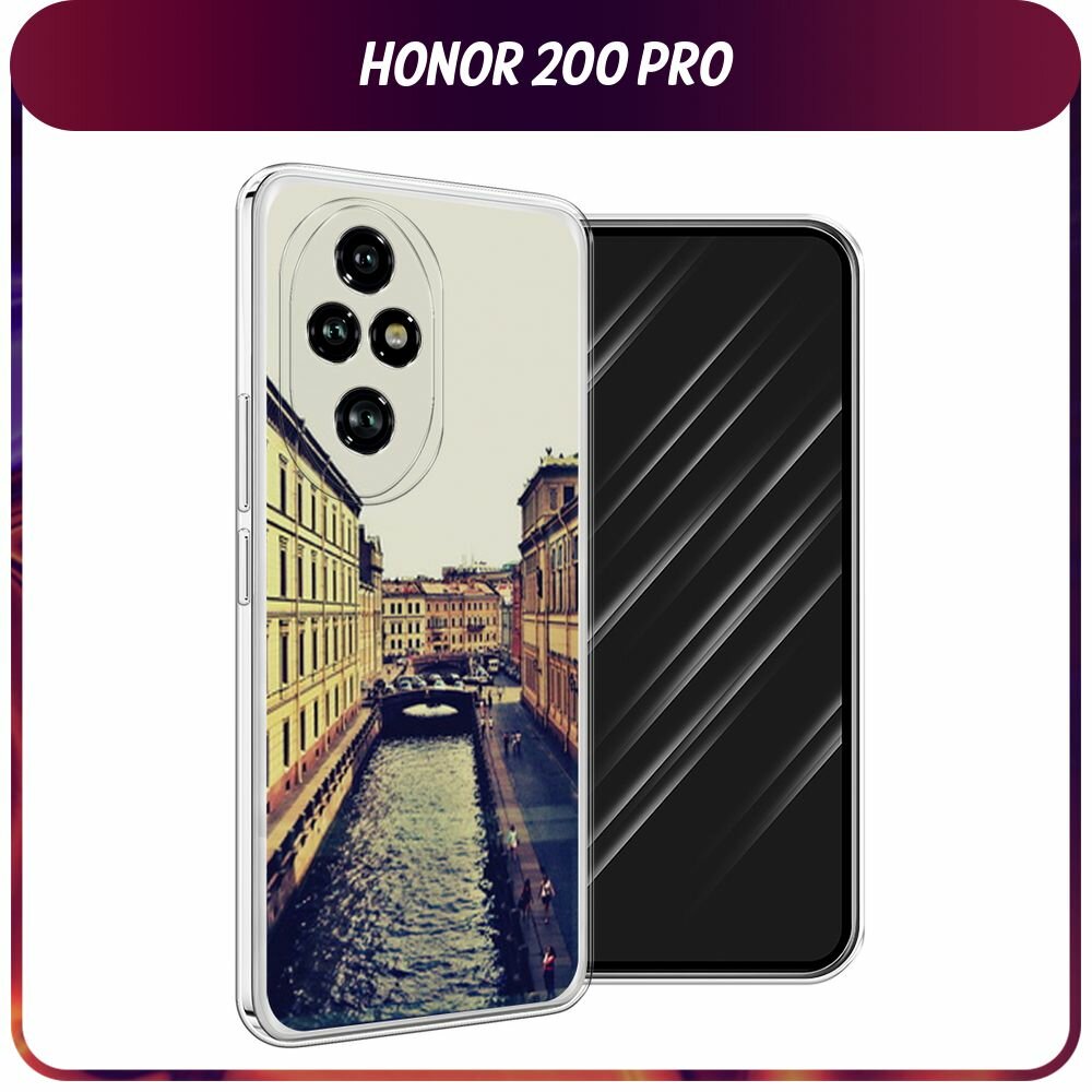 Чехол на Honor 200 Pro / Хонор 200 Про с принтом "Санкт-Петербург"