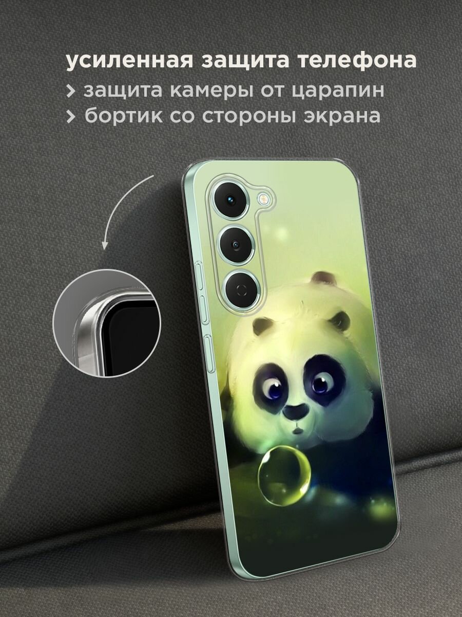 Чехол на Tecno Spark 40 Pro / Текно Спарк 40 Про с принтом "Малыш панды" — фото 1