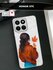 Чехол на Honor X7c / Хонор X7c с принтом "Девушка с опавшим листом", прозрачный