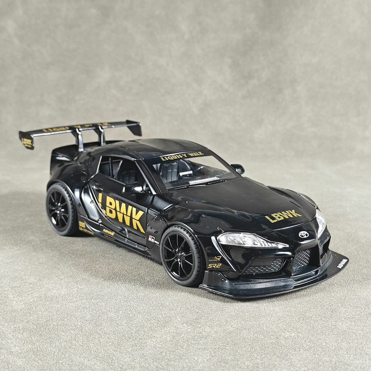 Игрушечная машинка 1:22 Toyota Supra Супер гонки Металлические коллекционные модели детские игрушки