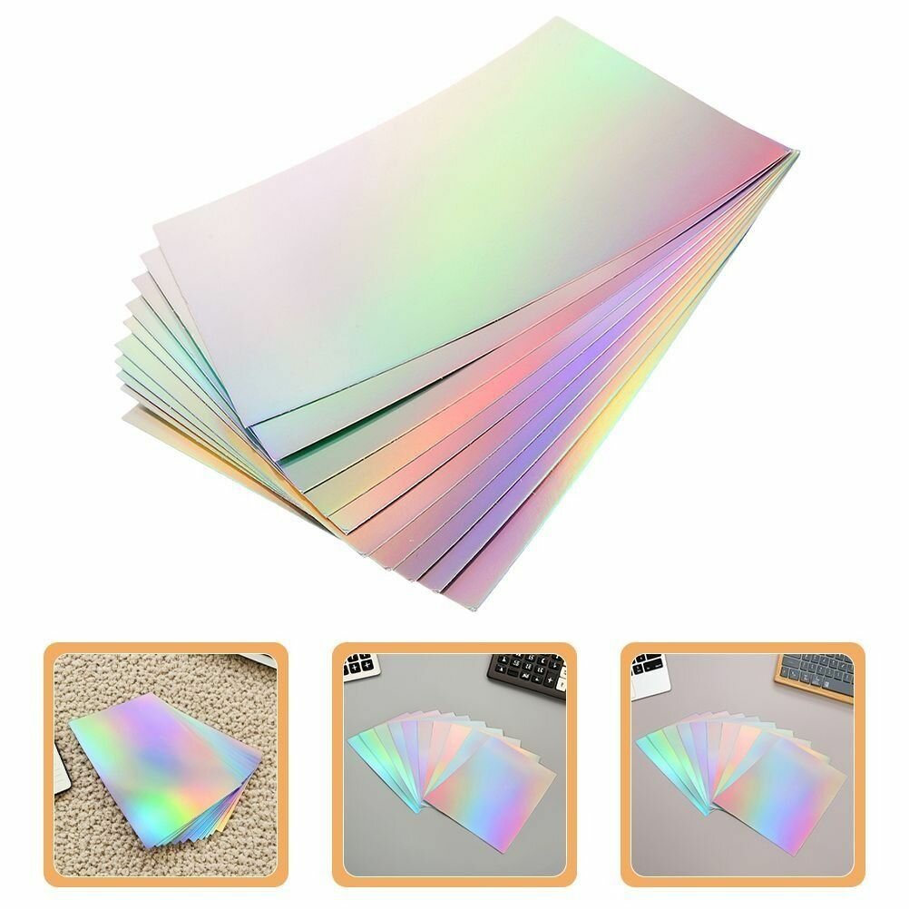 Цветная бумага с перламутровым эффектом для творческих заданий, размер 29.70x21.00x0.10 см, в presence 20 листов