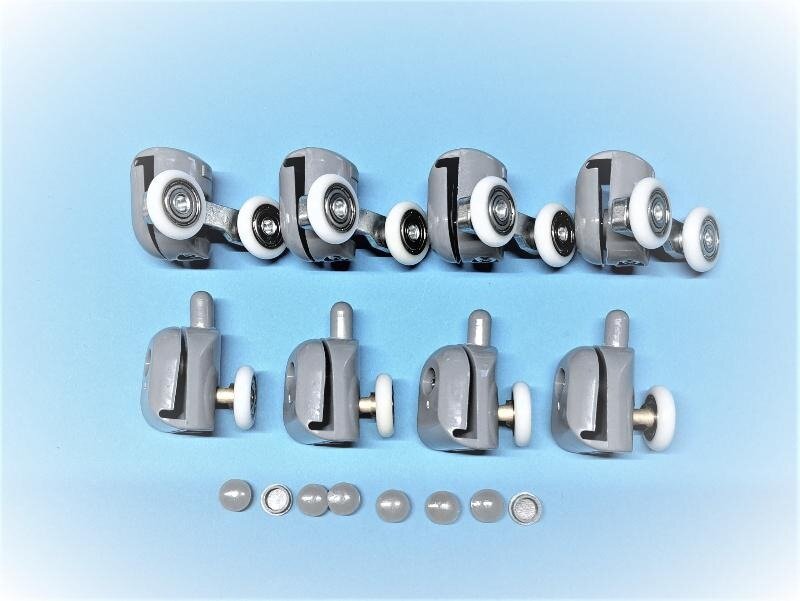 Набор роликов 21мм двери душевой кабины Аквалюкс YMJ-209-13