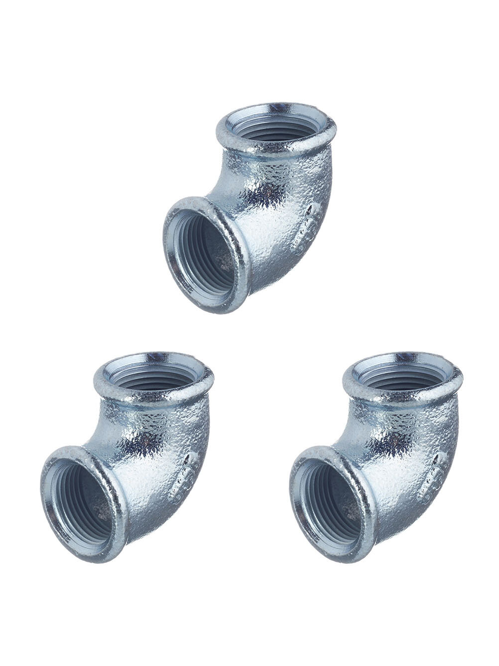 Угол 3/4 ВР(г) х 3/4 ВР(г) чугунный оцинкованный (3 шт.)