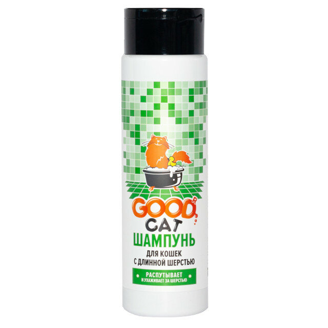 GOOD Cat Шампунь для кошек с длинной шерстью 250 мл - мягкое очищение и уход за шерстью
