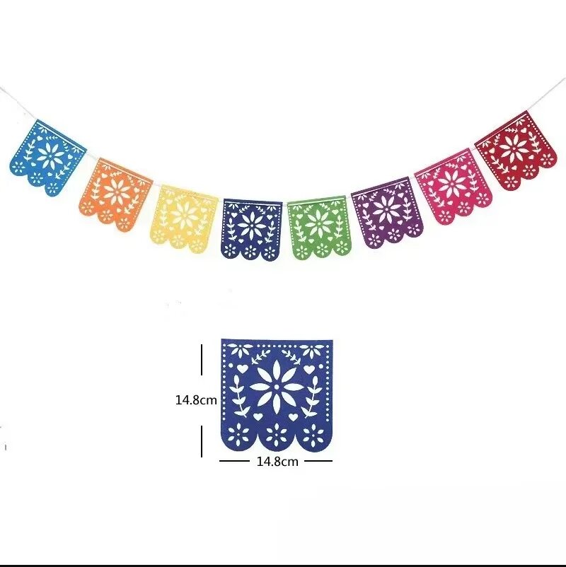 Мексиканские украшения для вечеринки Fiesta 1 set, Mexico-A010-a