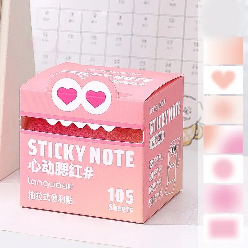 Стикеры Mr. Paper 6 Style Розовый, Style 5