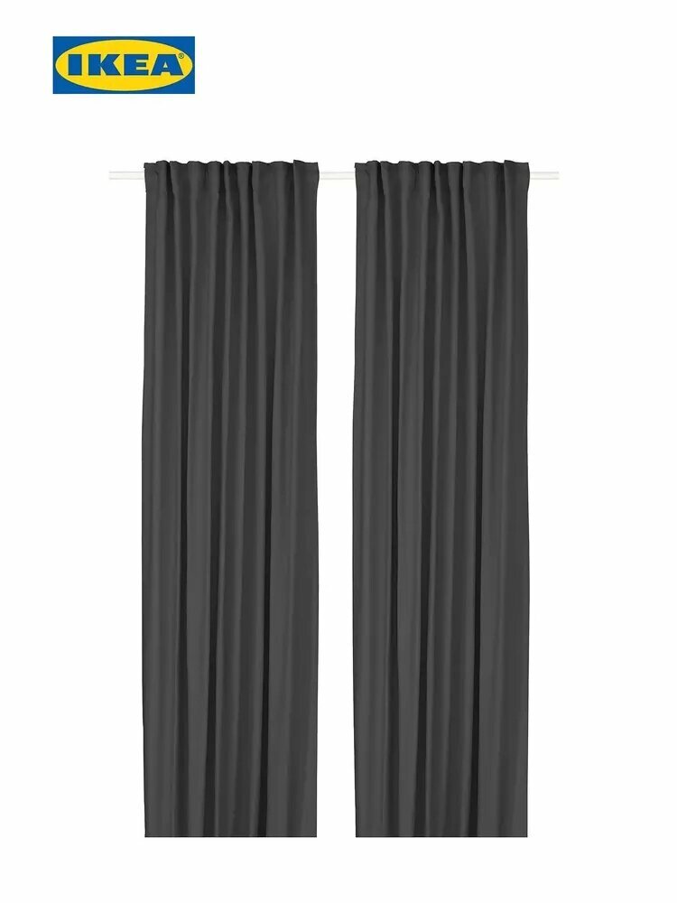 IKEA Штора IKEA штора 145х251 см серый