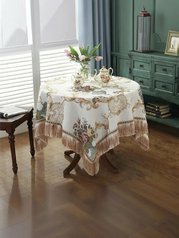 Скатерть Жаккард 160x160см