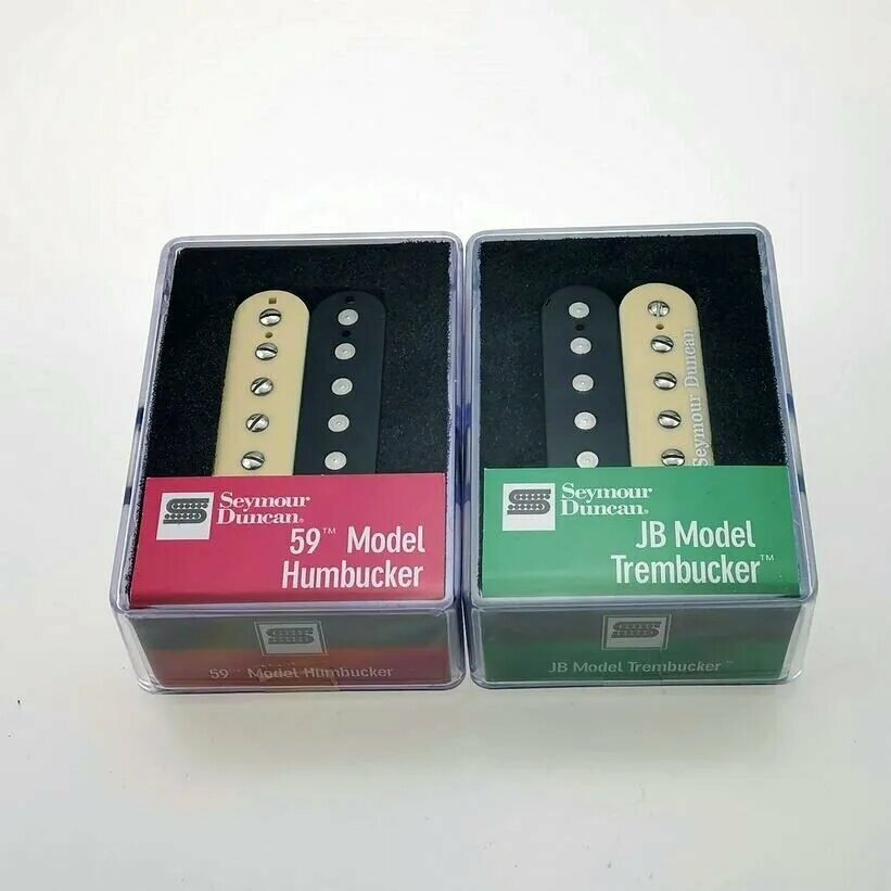 Гитарные звукосниматели Seymour Duncan SH1n 59 SH-4 JB, хамбакер, электрогитарный звукосниматель Zebra