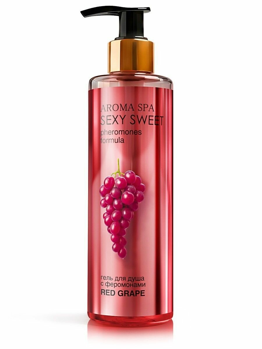 Гель для душа с феромонами и ароматом винограда Red Grape - 200 мл, Биоритм