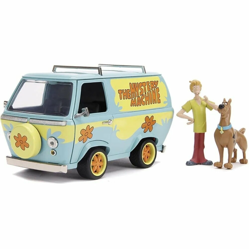 Jada Toys Модель в масштабе 1/24, совместимая с Scooby DOO Mystery Machine для унисекс-детской модели автомобиля