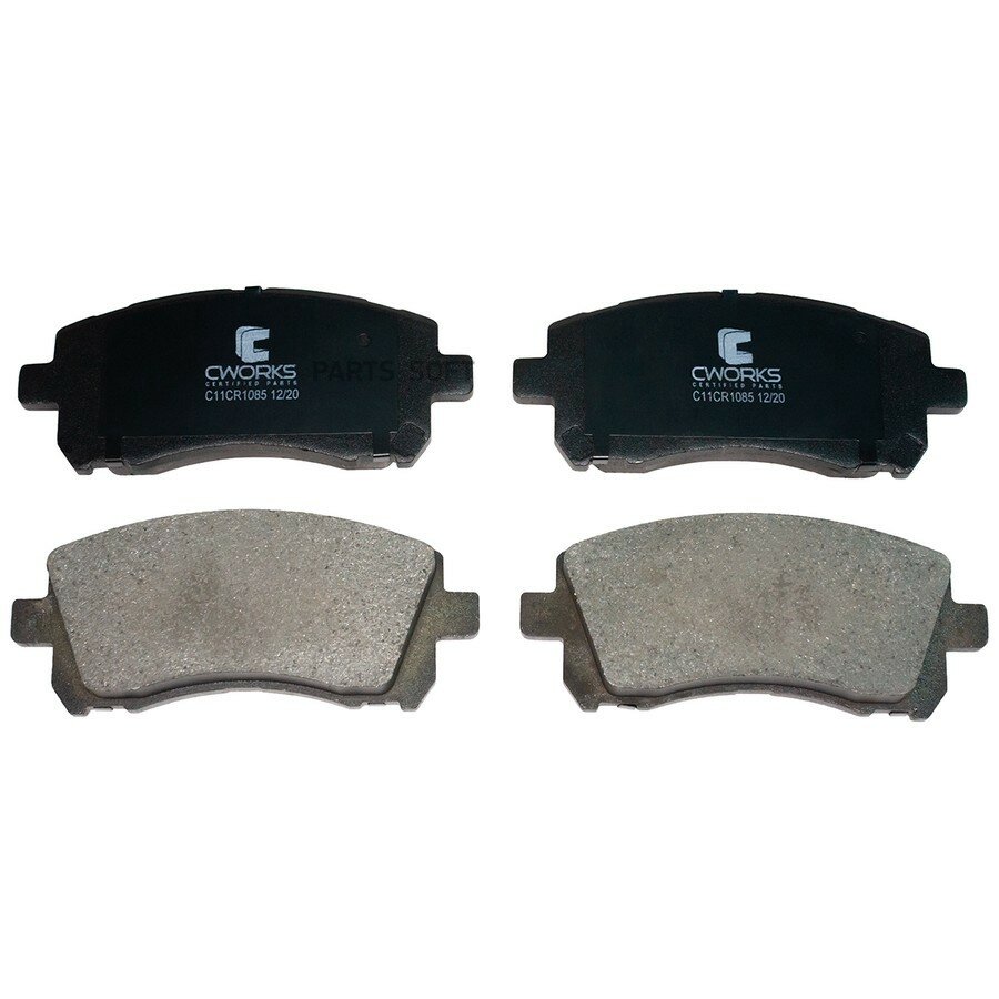 CWORKS Тормозные колодки передние, Low Metallic