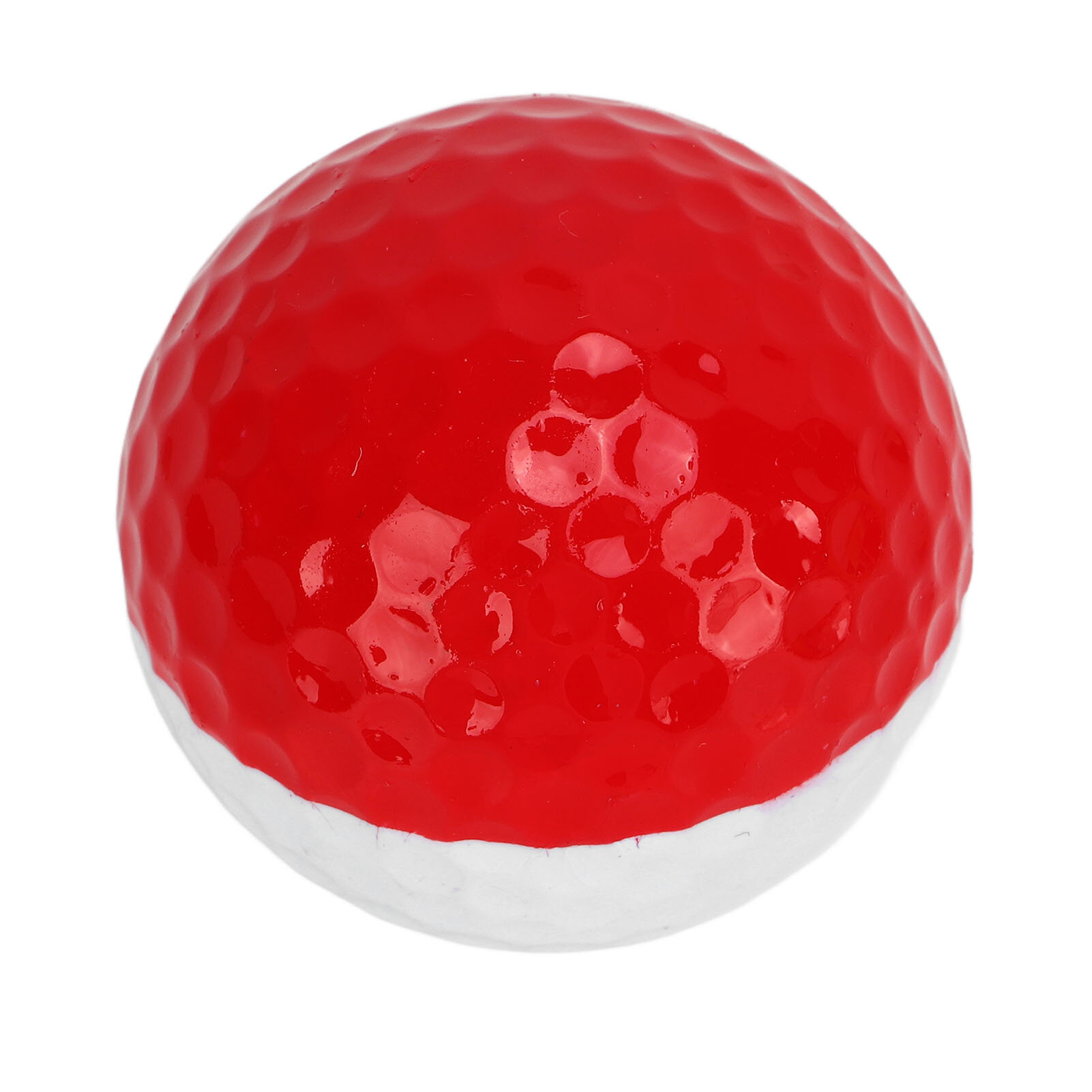 5 шт. тренировочные мячи для гольфа, 2 цвета, набор тренировочных мячей для гольфа, двухслойный подарочный мяч для гольфа для домашнего отеля, красный и белый