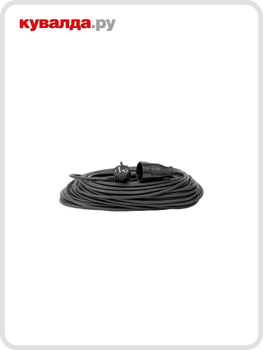 Удлинитель GLANZEN ES-30-005 силовой шнур штепс. гнездо пвс 3х1,5 30 м