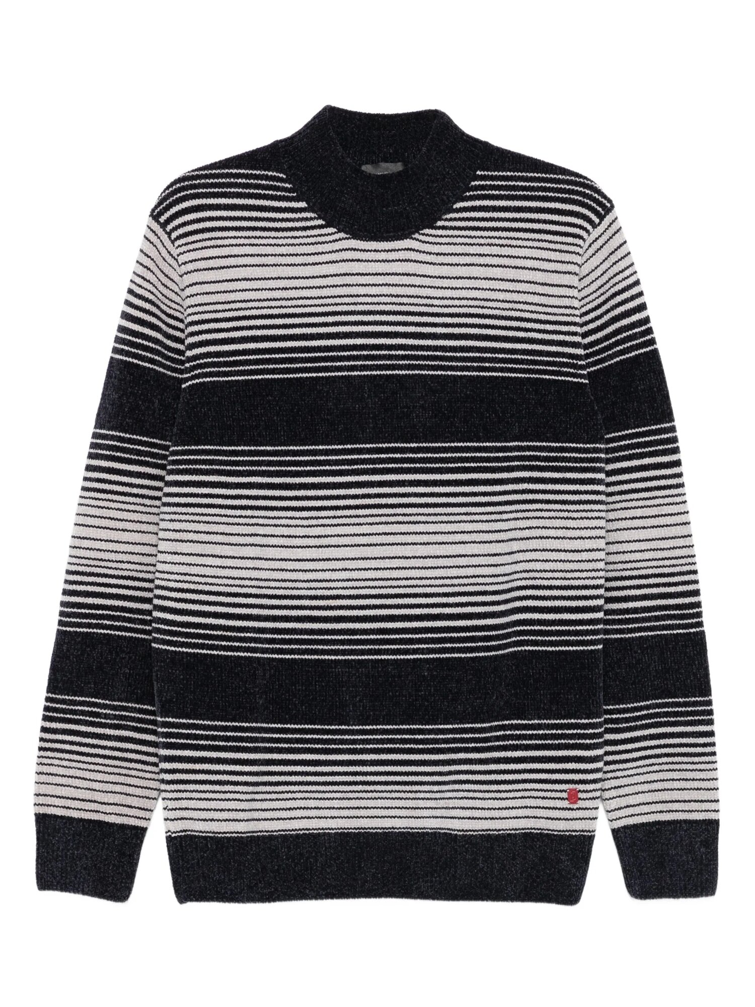 Свитер Striped mock-neck sweater
