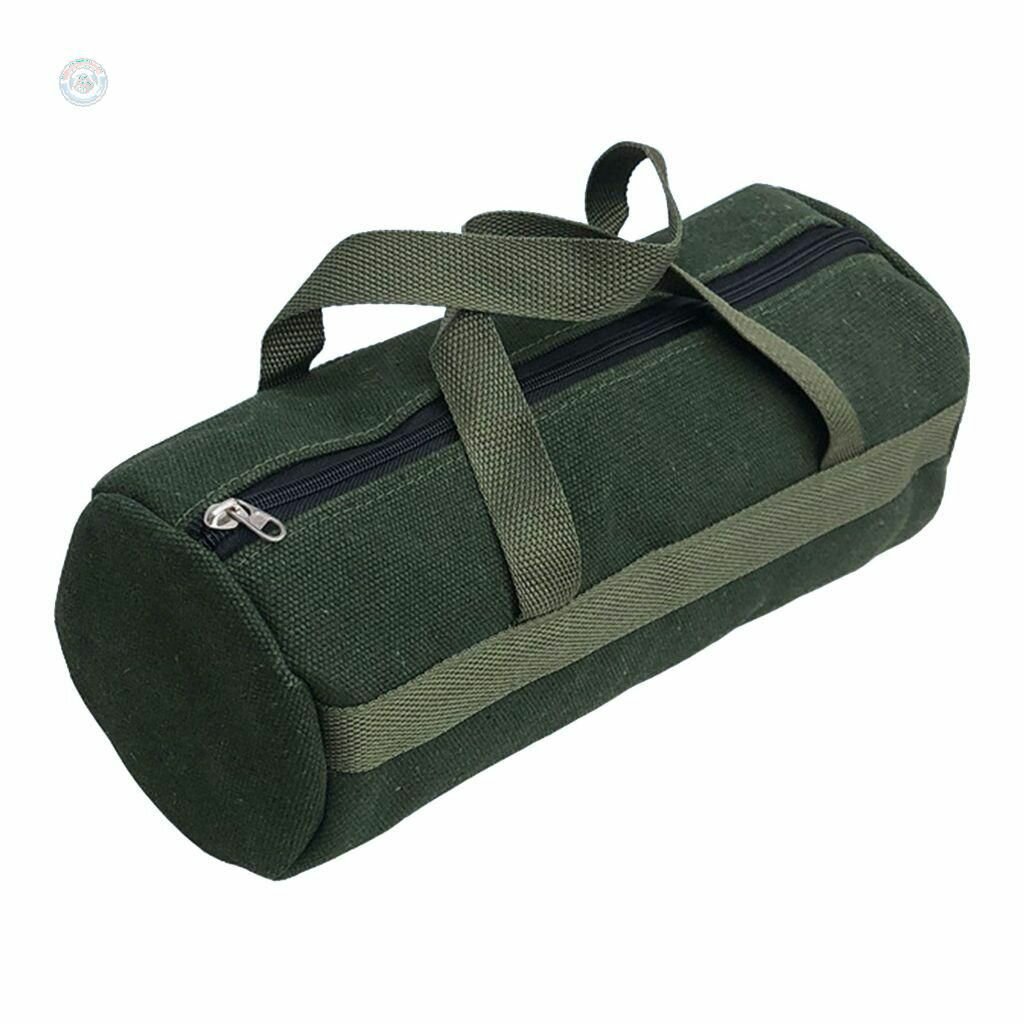 Брезентовая сумка для инструментов из плотного холста, удобная переноска для электрика и домашнего мастера, много отделений, прочная конструкция, выбор размеров