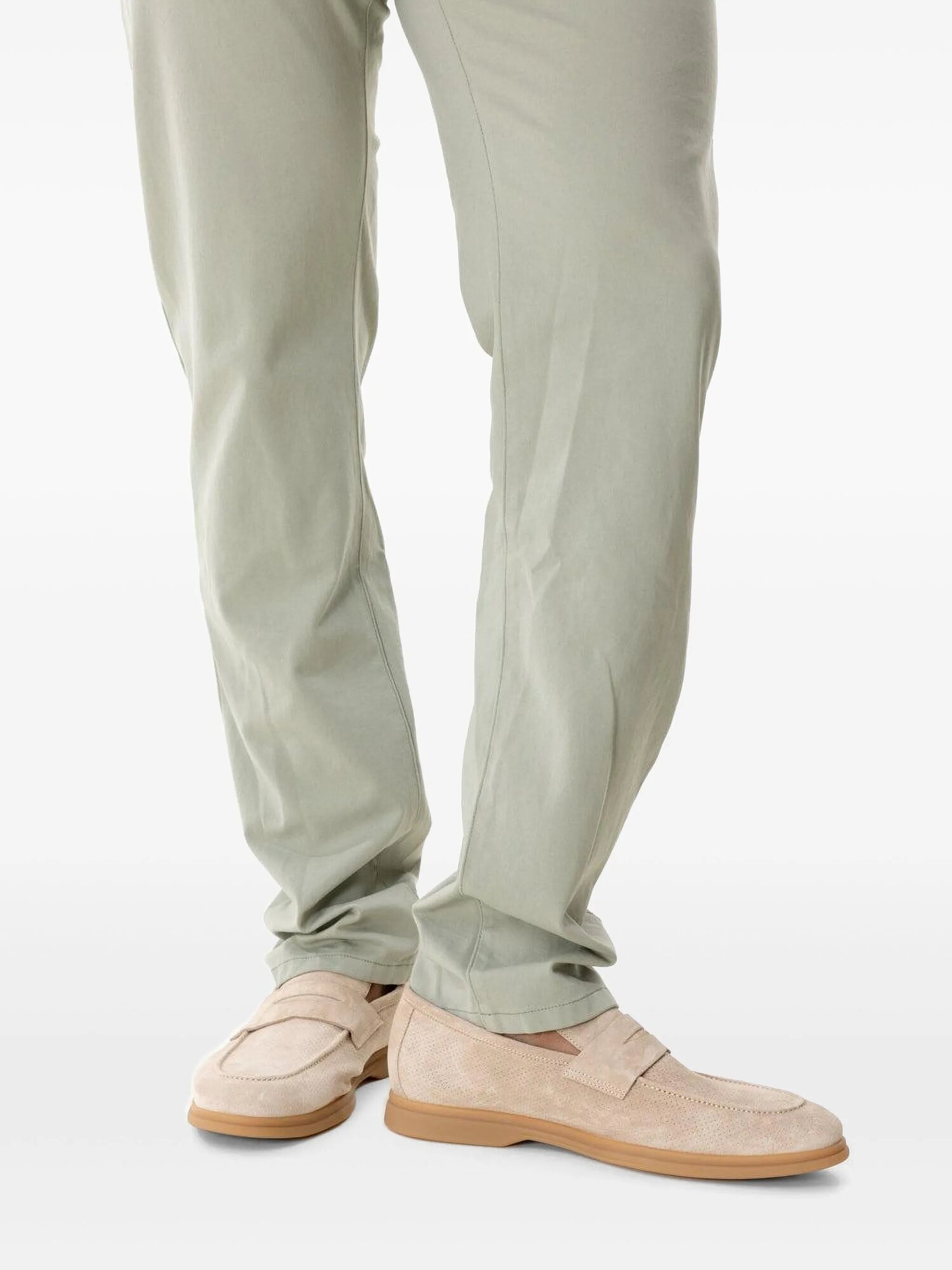 Лоферы Eleventy Perforated suede loafers, размер 45,5, разноцветный — фото 1