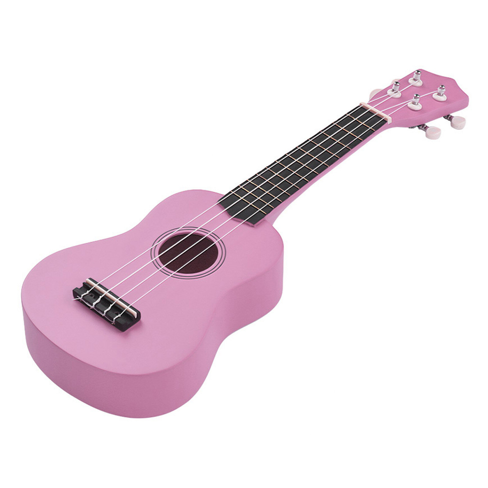 21 Inch Colored Acoustic Soprano Ukulele Basswood Uke Portable Musical Instrument for Beginners Gift for Boys Grils Blue Black Pink Coffee Wood Color with Accessories without Accessories 53*17*5.5cm 21*6.7*2.2in 400g 14oz Open Type Tuners 1 Pcs