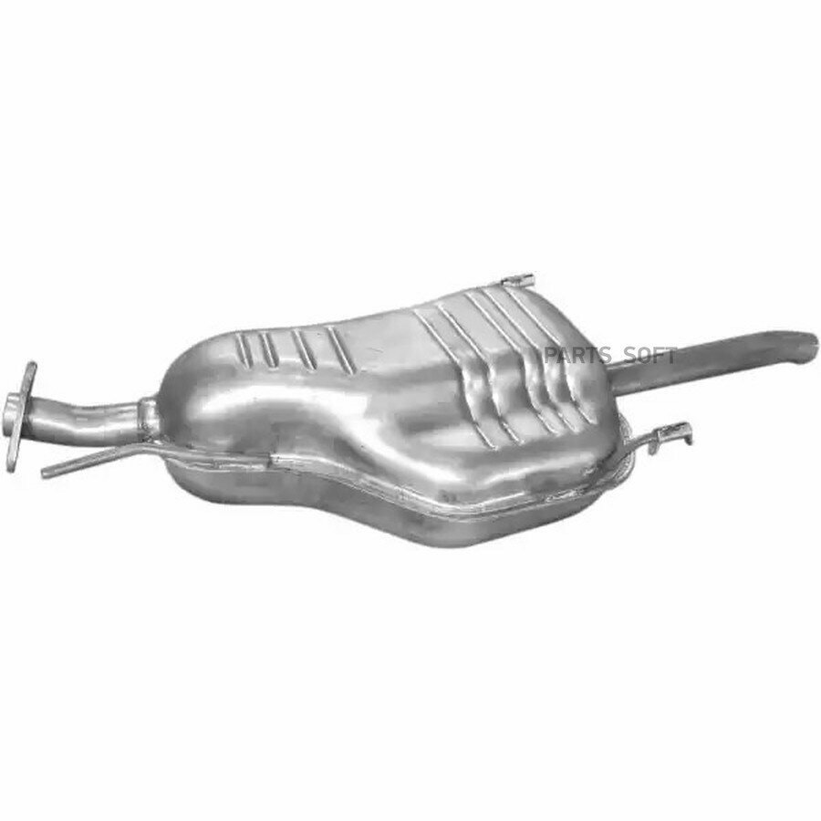 Глушитель задняя часть от официального дистрибьютора, POLMOSTROW, артикул 17612