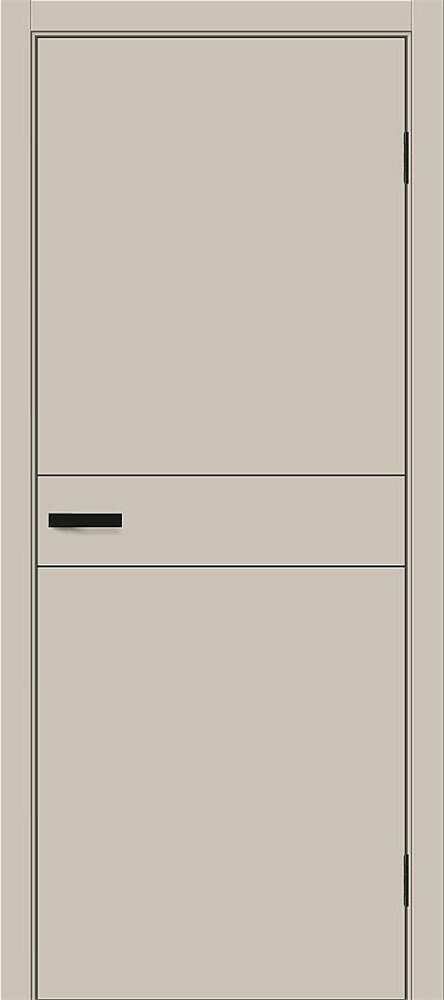 BRAVO Межкомнатная дверь 200*70 , Браво-0.24 П, Cream Silk , ПЭТ 200*70 Cream Silk