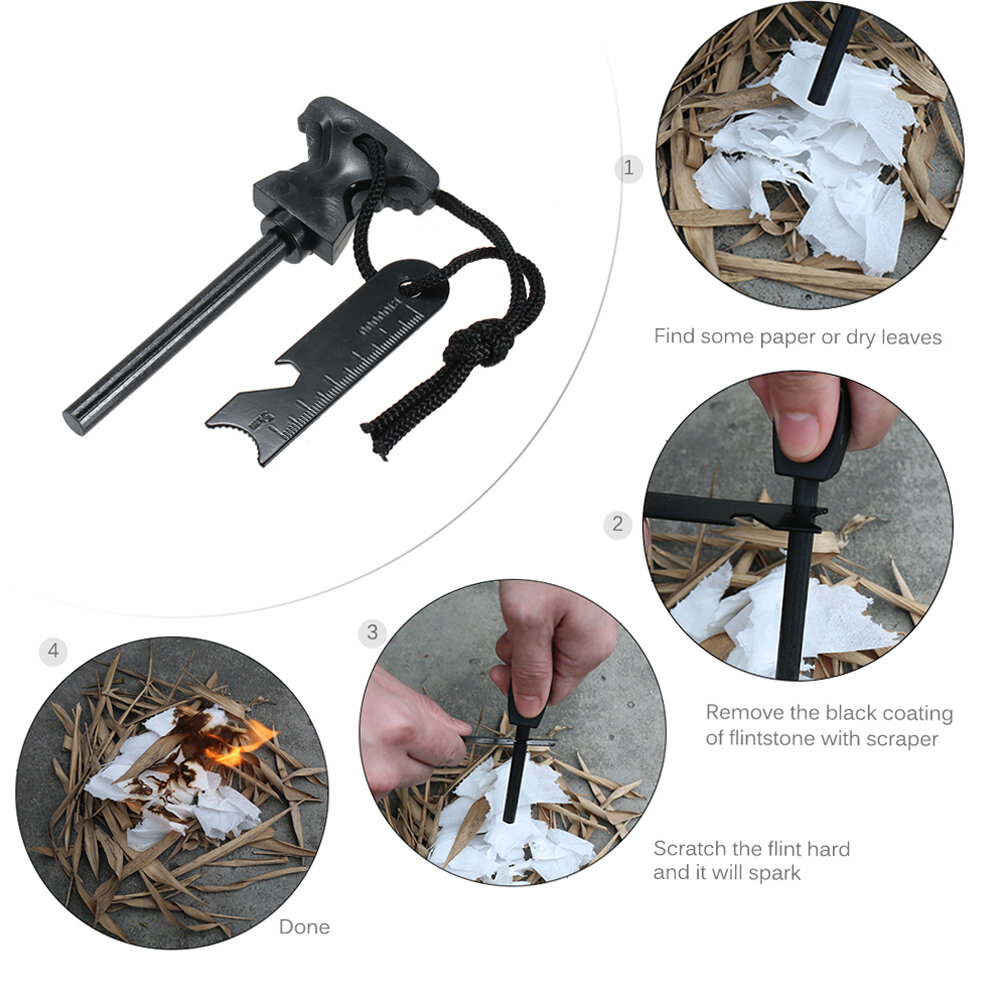 11 в 1 Набор для выживания на природе, Многофункциональное аварийное оборудование, Снаряжение для первой помощи и выживания, Комплект инструментов для путешествий, походов, кемпинга, велоспорта и скал