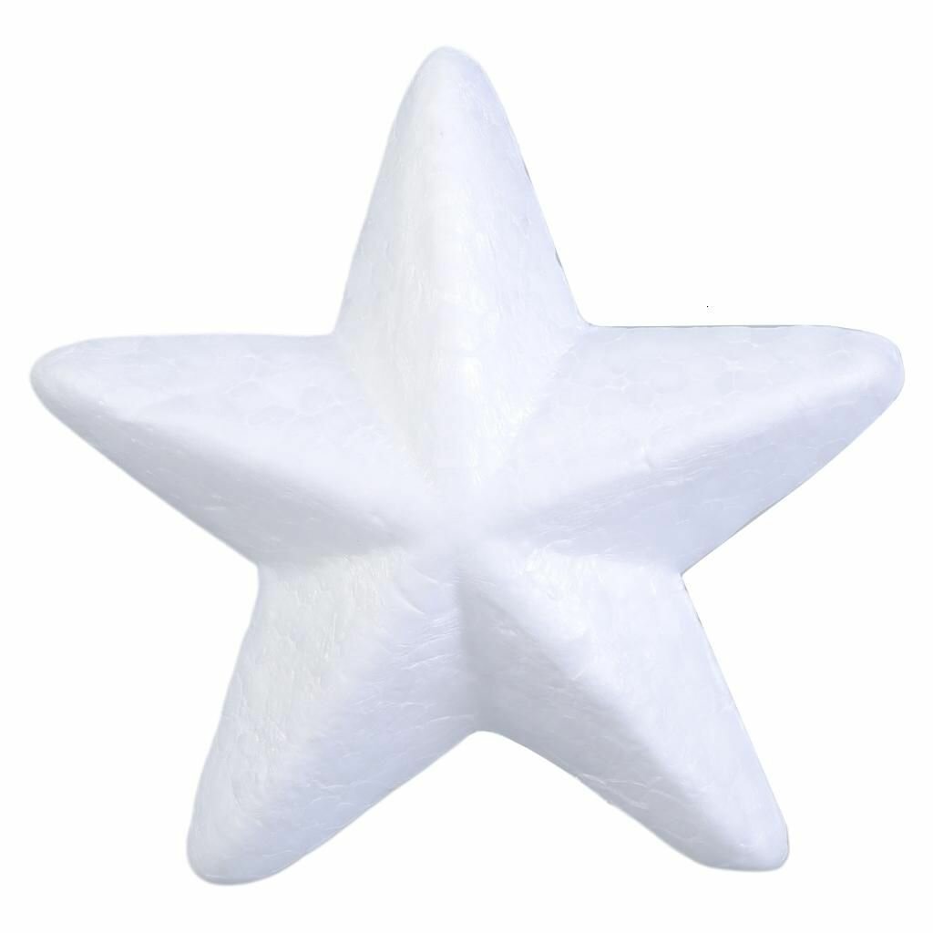 Поделки из пенопласта 7,5 см с пятиконечной звездой (плюс пузырчатый пакет)