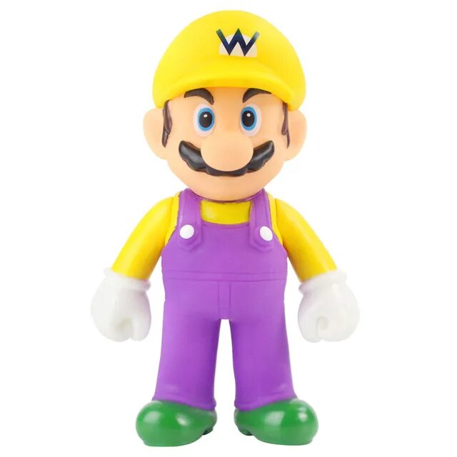 Фигурки Супер Марио: Луиджи, Пич, Боузер, Йоши и Варио, аниме-модели, игрушки, мультяшные куклы, подарки на день рождения детям