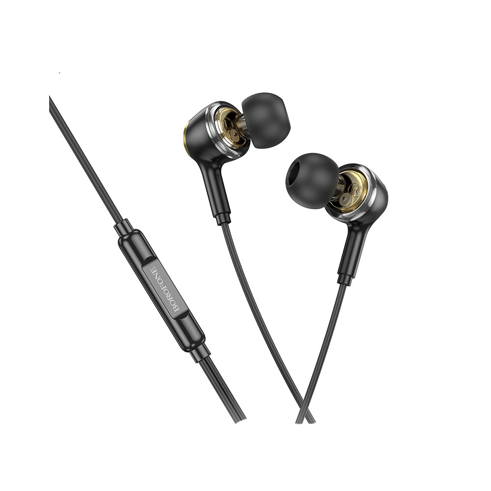 Наушники проводные 1,2 м с микрофоном гарнитура borofone bm90 type-c