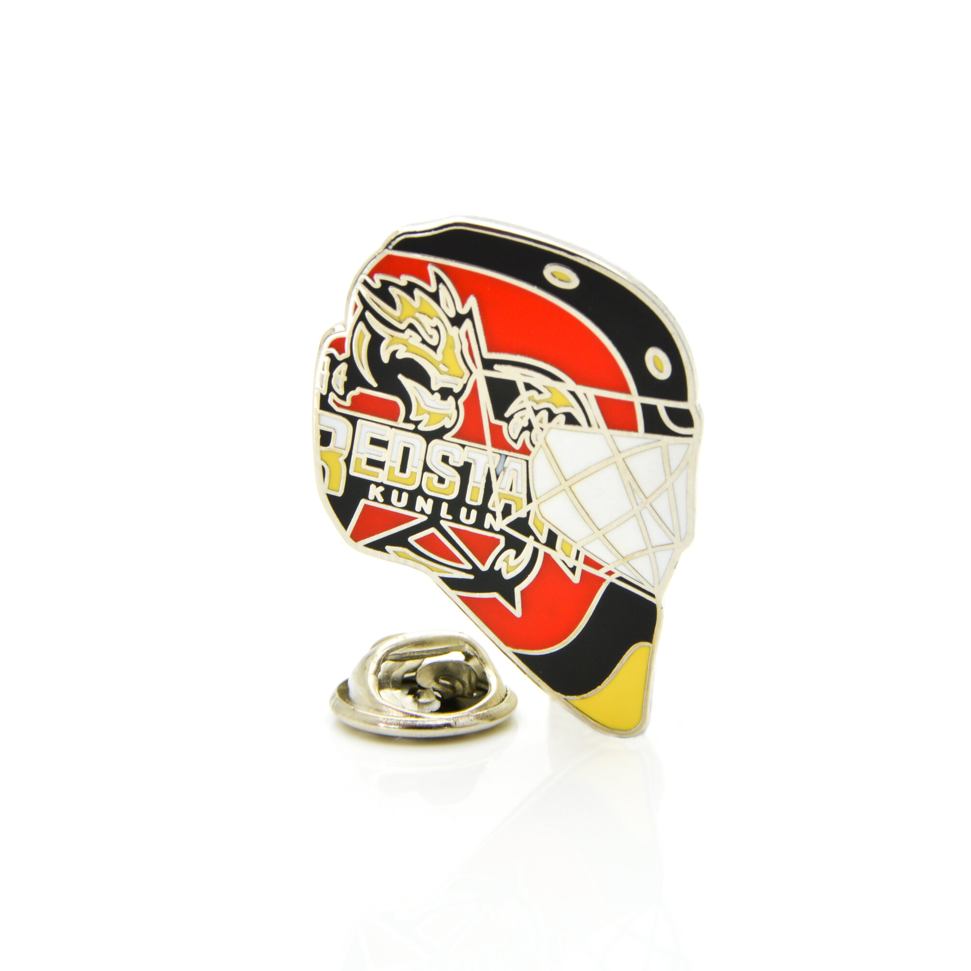 Хоккейный значок ХК Куньлунь Ред Стар (Пекин, КНР) "Шлем"