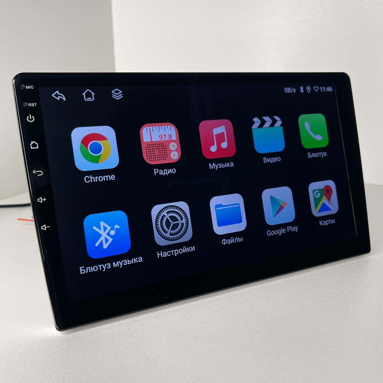 Магнитола L3, 2 din с сим-картой, 10дюймов, 4/64 GB. Автомагнитола LTE, кулер, выход на микрофон.