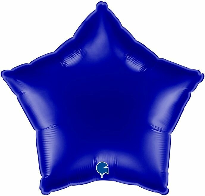 Воздушный шарик Grabo 18', 46 см, звезда, темно-синий