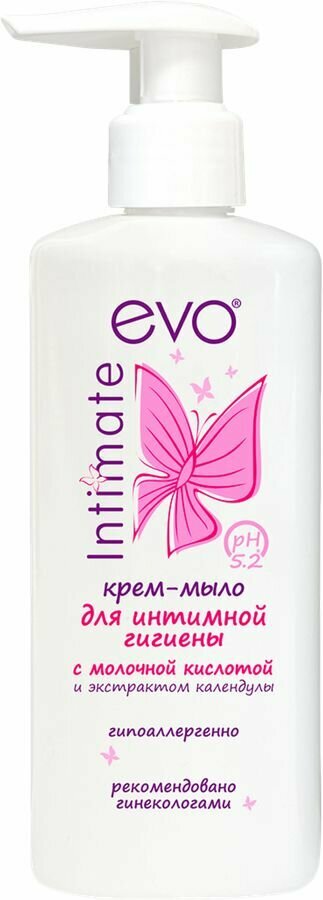 Жидкое крем-мыло для интимной гигиены EVO, 200мл