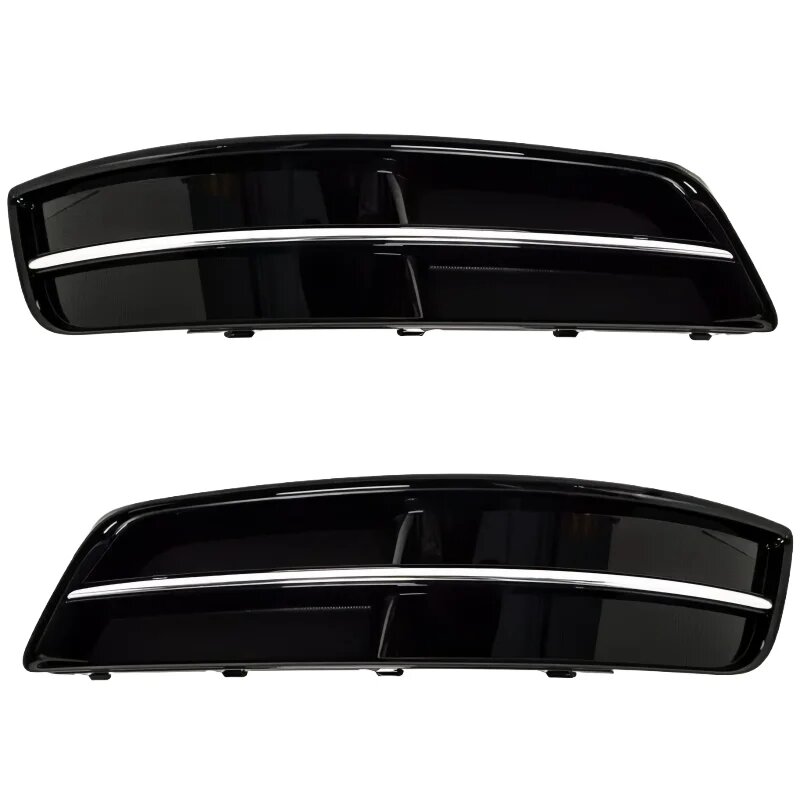 Для Audi A3 8P 2009-2012 передний бампер, противотуманная фара, решетка, рамка, хромированное A piar