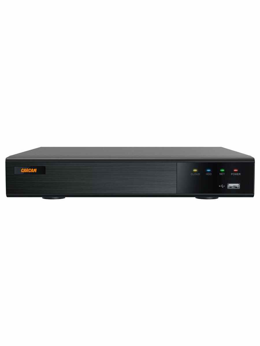 IP-видеорегистратор CARCAM 8CH POE NVR8808, 8 каналов, 80 Вт