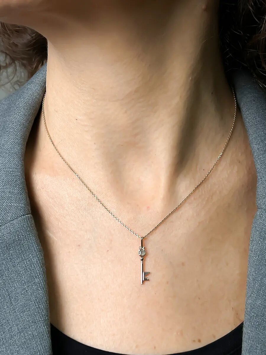 Подвеска, красное золото, 585 проба, александрит